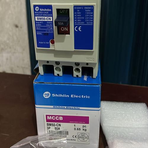 Jual MCCB SHIHLIN BM50-CN 3P 50A ORIGINAL ASLI - Kota Bandung - elektrikal komponen | Tokopedia
