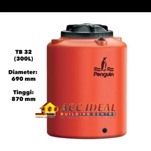Jual Tangki Penguin TB32 (300 liter ) - Biru - Kab. Bogor - ACC IDEAL ...