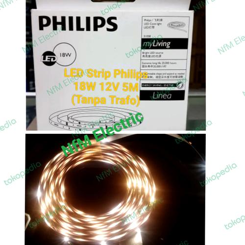 Jual PHILIPS LED Strip 31058 18W 12V 5M Indoor 3000K (Tanpa Trafo ...