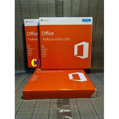 Jual Ms Office 2016 Professional Plus original product lifetime box ...