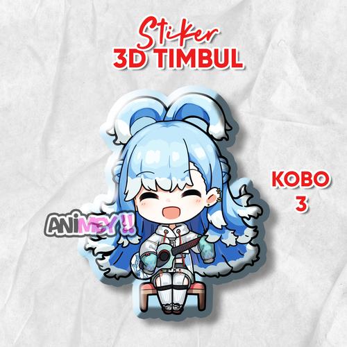 Jual Stiker Emblem 3D Timbul Kobo Kanaeru / Stiker Anime Resin - 1 ...
