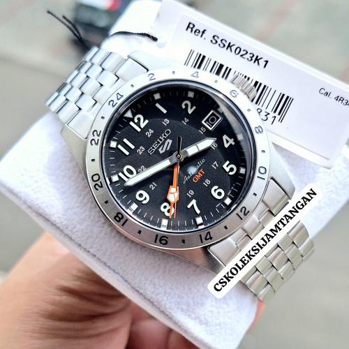 Jual Seiko 5 Sports SSK023K1 SSK023 GMT Field Street Style Automatic ...