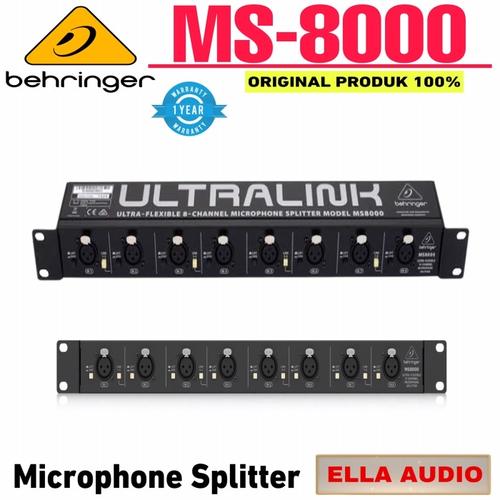 Jual Behringer MS8000 UltraLink Microphone Splitter 8-Channel - Jakarta ...