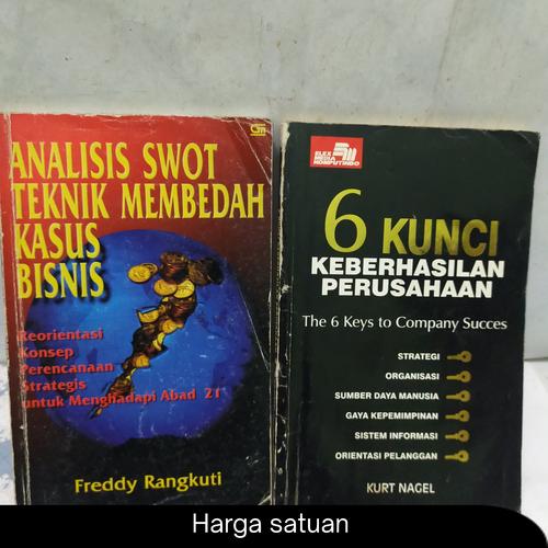 Jual 6 kunci keberhasilan perusahaan/ Analisis SWOT teknik membedah ...
