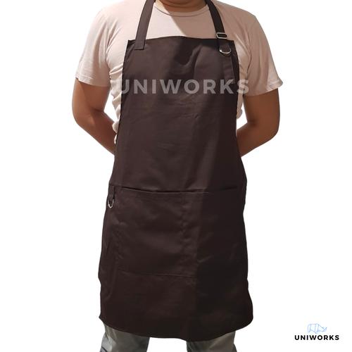 Jual Celemek Masak Uniworks Seri V01M03 Kombinasi 6 Warna Panjang 100 ...