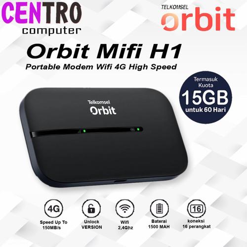 Jual Orbit Mifi H1 Portable Modem Wifi 4G High Speed - Kota Surabaya ...