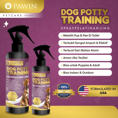 Jual PAWIN Spray Anti Pup & Pee Sembarangan Dog Potty Training - 100ml ...