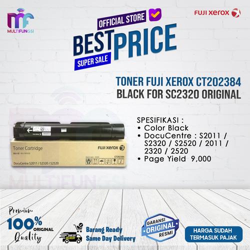 Promo Toner Fuji Xerox CT202384 Black for SC2320 (100% Original) Cicil ...