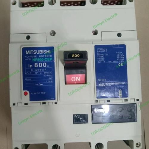 Jual Mccb No-Fuse Breaker Nf800-Cep 800A 36Ka 3P Mitsubishi - Jakarta Pusat - SIGMA SURPLUS ...