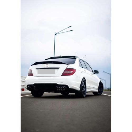 Jual Ducktail Spoiler Mercedes Benz W204 Renntech Plastik ABS Import ...