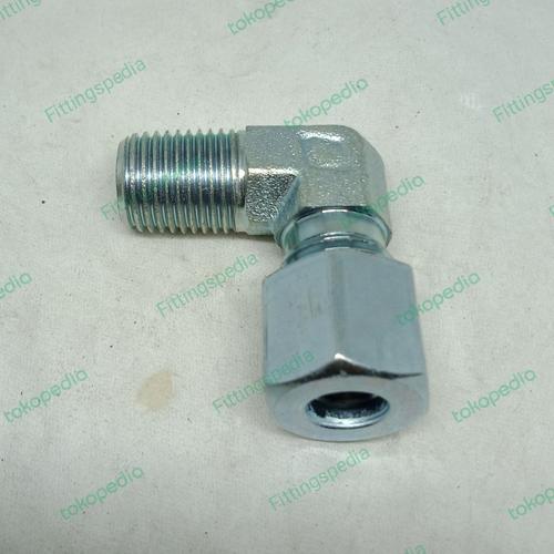 Jual Fitting Male Elbow Connector / WE OD 8mm X 1/4" Bspt Besi ...