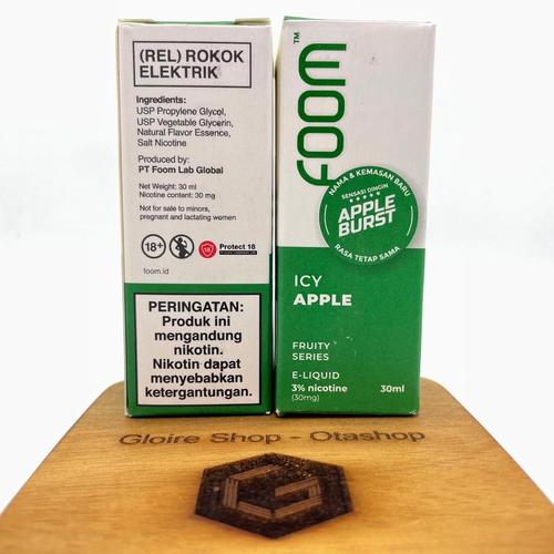 Jual Salt Nic Foom APPLE BURST by Foom Lab x B Project 30ml 30mg liquid ...