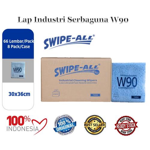 Jual Lap Industri Serbaguna Swipe-All W90 Harga Per Karton isi 8 Pack ...