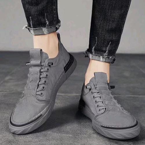 Jual sepatu kets pria original sneakers fashion gf22 - Hitam, 39 ...