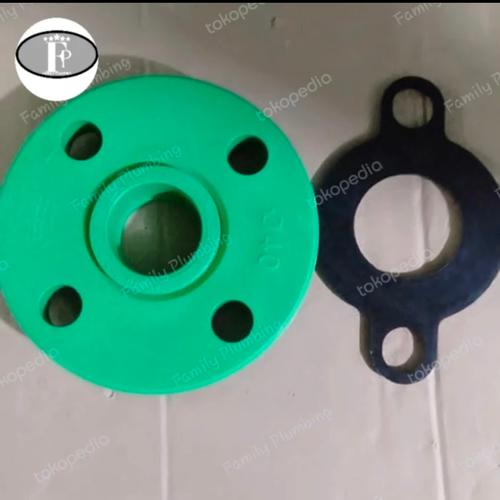 Jual STUB FLANGE PPR 63mm DN63 2" 2INCH 2 INCH 63 mm (1SET) WARNA HIJAU ...