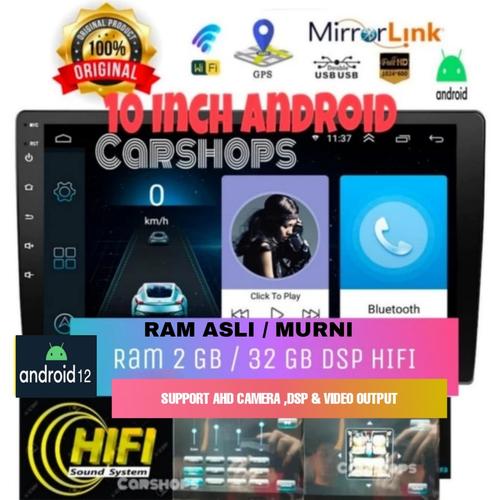 Jual Headunit Android 10 Inch Universal Ram 2 GB DSP HIFI Sound Tape Mobil - Kota Batam ...