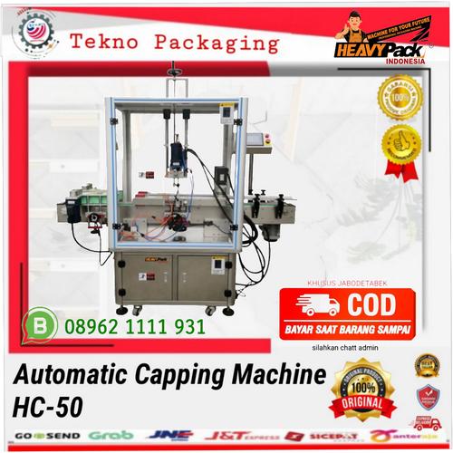 Jual Mesin Penutup botol Otomatis /Auto Capping Machine HC-50 HEAVYPACK - Kab. Tangerang - Tekno ...