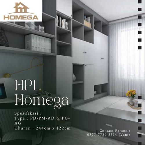 Jual HPL Lapisan Furniture HOMEGA Series Solid Colour Harga Perlembar ...
