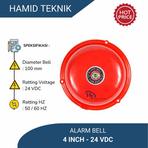 Jual Fire Alarm Bell / Round Bell 4 Inch 24VDC - Murah - Jakarta Barat ...