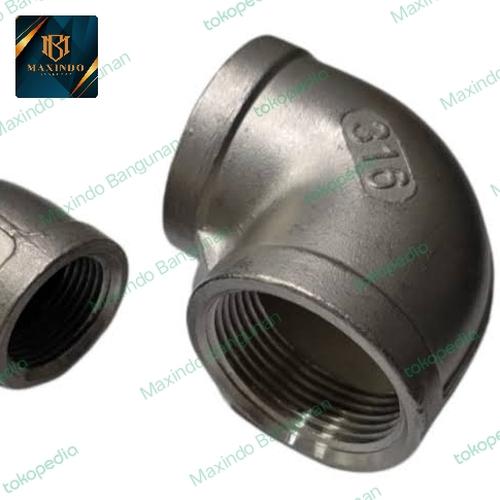 Jual Elbow Stainless Steel 316 Drat 2" Inch / Elbow Drat Dalam SS316 - Jakarta Barat - Maxindo ...