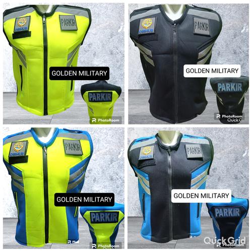 Jual Rompi parkir,rompi petugas parkir,rompi juru parkir - bordir hijau ...