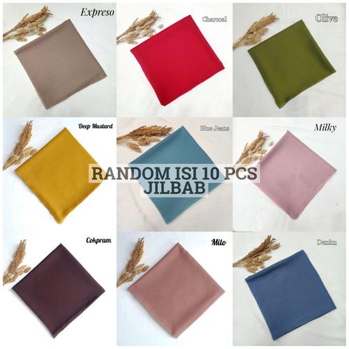 Jual HIJAB VOAL / JILBAB LASER CUT MOTIF ISI 10 PCS PART 1 - IS10 POLOS ...