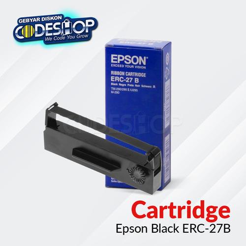 Promo Ribbon Cartridge Tinta Epson ERC-27 Black Pita Printer TMU-295 ...
