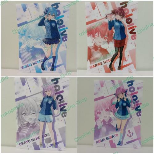 Jual Hololive clearfile clear file A4 Suisei Aqua Okayu Marine - Marine ...