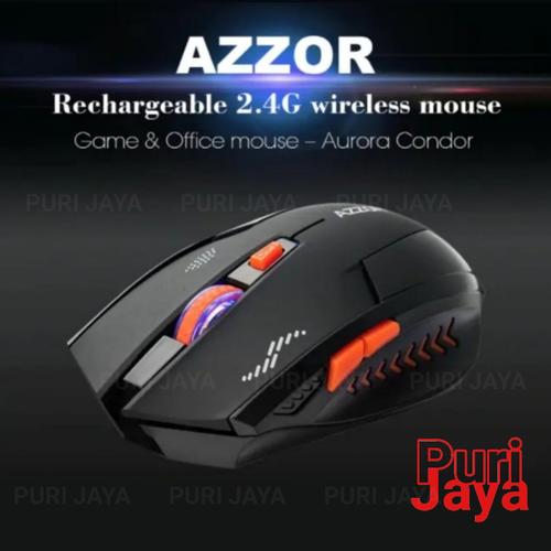 Jual Azzor Gaming Mouse 2400 DPI Wireless USB 2.4G Rechargeable - Jakarta Barat - Puri Jaya_NEW ...