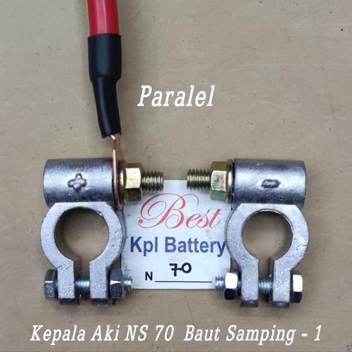 Jual KEPALA BATTERY AKI / ACCU TIMAH NS 70 ( BESAR ) BAUT SAMPING (1 ...
