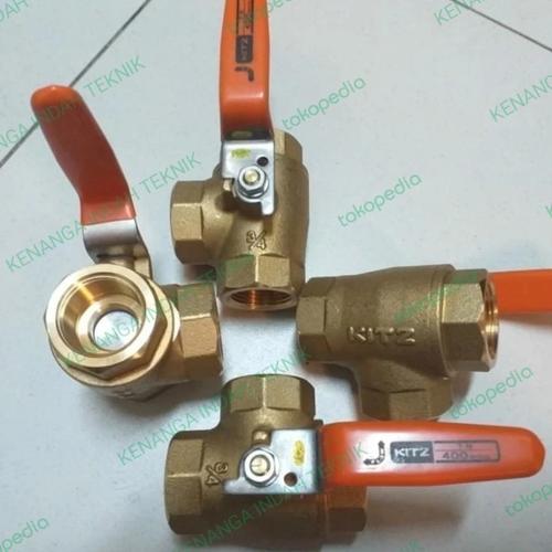 Jual Ball Valve 3 way 2" inch KITZ Kuningan / Stop Kran 3 Arah DN50 ...