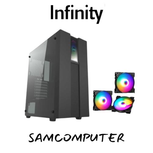 Jual INFINITY CYCLOPS V2 Tempered Glass - ATX, m-ATX Plus 3 Fan RGB ...
