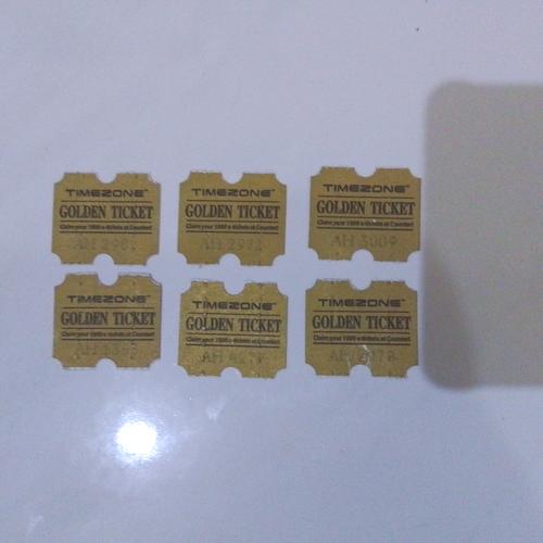 Jual Golden ticket timezone - Kota Surabaya - Pin Toys | Tokopedia