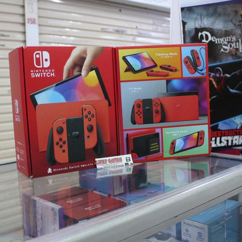 Jual Nintendo Switch OLED Console Limited Full Game - OLED MERAH 128 ...