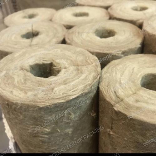 Jual Rockwool Pipa Batangan ( Rockwool pipe isolasi) 6" Inch x 25mm ...