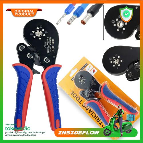 Jual Tang Skun Ferrule Crimping Press Kabel Kawat Tool Kit Ferrules ...