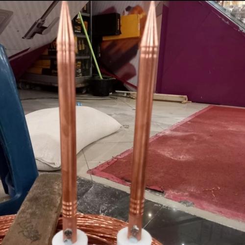 Jual tombak anti petir /splitzen full tembaga 1inch panjang 30cm ...