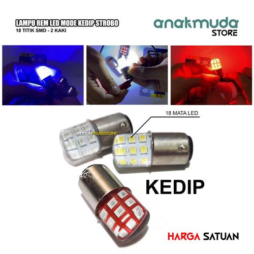 Jual Lampu Rem Stop Lamp LED Motor 12 Titik LED Jelly Mode Kedip Strobo ...