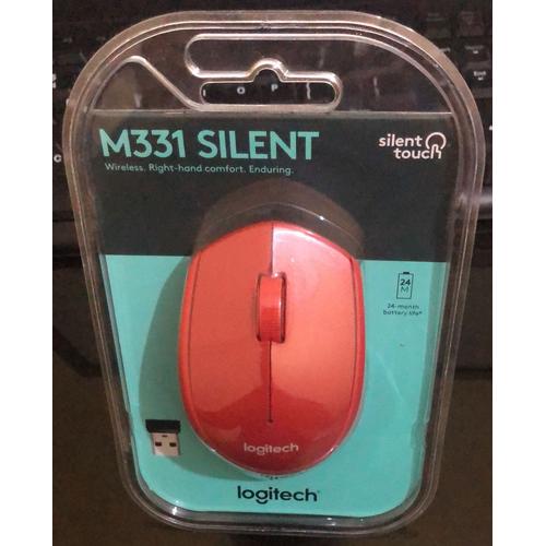 Jual Logitech M331 Silent Plus Wireless Mouse Original - Merah - Kota ...