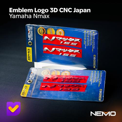Jual Sticker / Emblem 3D CNC Japan Untuk Yamaha Nmax - Silver - Jakarta ...