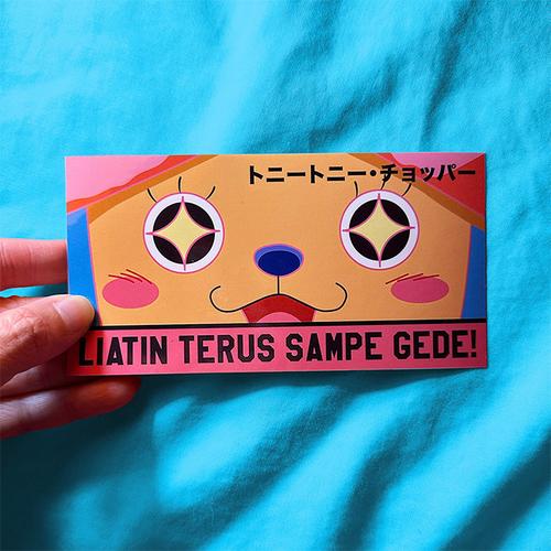 Jual Sticker Anime Jepang - Chopper ONE PIECE - Jakarta Selatan ...