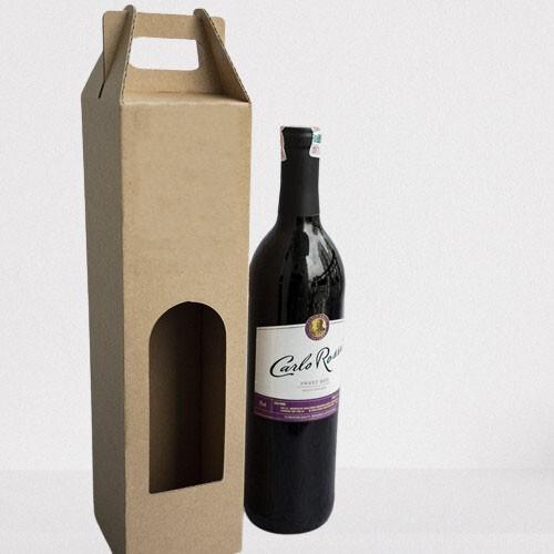 Jual Dus Botol Wine Box Kardus Jinjing Kemasan Botol Wine Uk. 8.5x8 ...