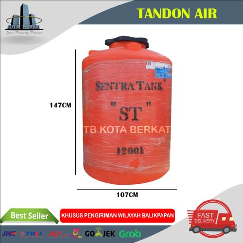 Jual TANDON AIR/ TANGKI AIR SENTRA TANK 1200L POLOS - Orange - Kota ...