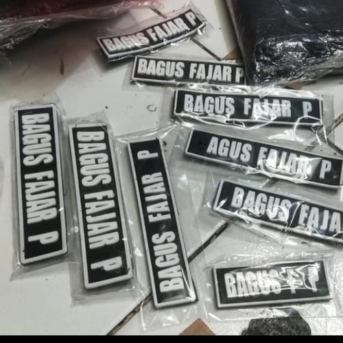 Jual custom patch rubber nama - Jakarta Pusat - ezaz store 24 | Tokopedia