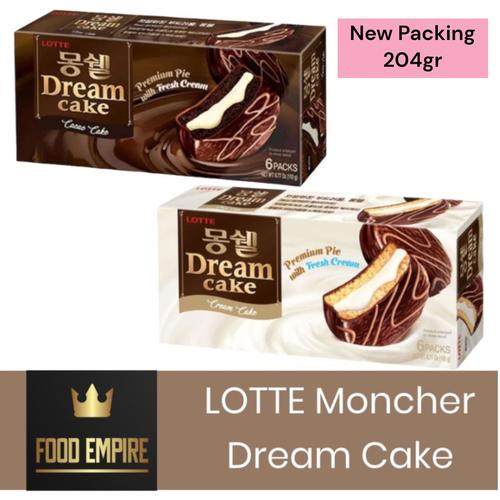 Jual LOTTE Moncher Dream Cake 192 gr | Premium Pie with Cream Filling ...