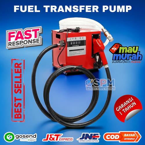 Jual Pompa fuel pump analog Pompa transfer solar Flowmeter ac 220v ...