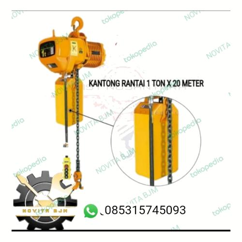 Jual KANTONG RANTAI CHAIN HOIST 1 TON 20 METER - Jakarta Barat - NOVITA ...