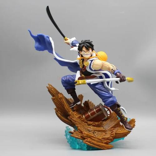 Jual ACTION FIGURE ONE PIECE LUFFY SAMURAI BIRU 29 CM - Jakarta Barat ...