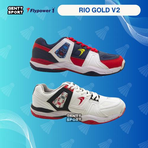 Jual Flypower Rio Gold V2 Sepatu Badminton Liliyana Natsir Series ...