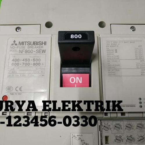 Jual Nfb Mccb No Fuse Breaker Mitsubishi Nf800Sew Nf800-Sew Nf800 800A 3P - Jakarta Pusat ...